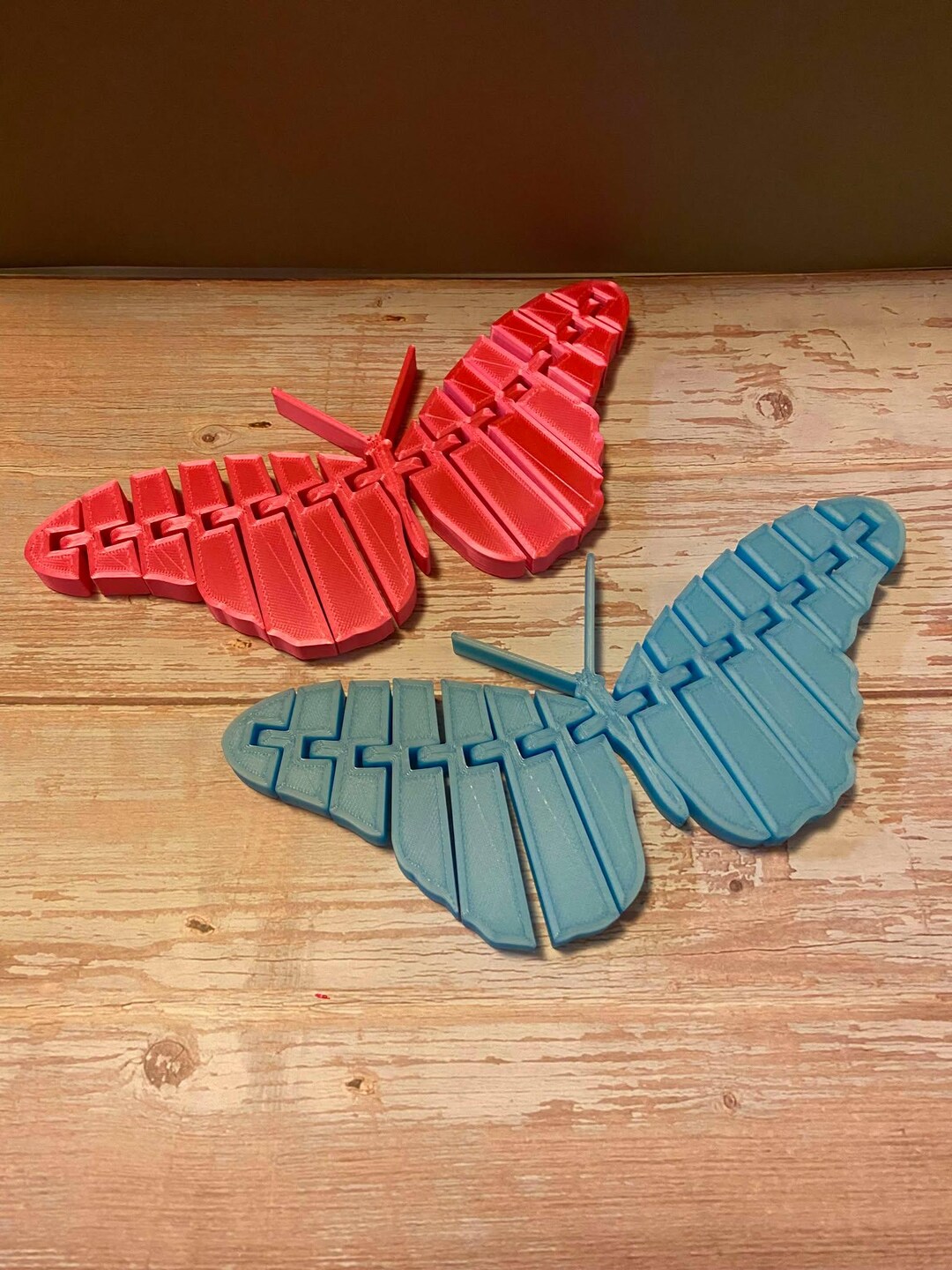 3D Printed Articulated Butterfly Fidget Toy Desktop Fidget Kids - Etsy