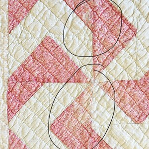 Vintage Handmade Pink Pinwheel Quilt ~ Calico Fabrics ~ 64x78” - Etsy