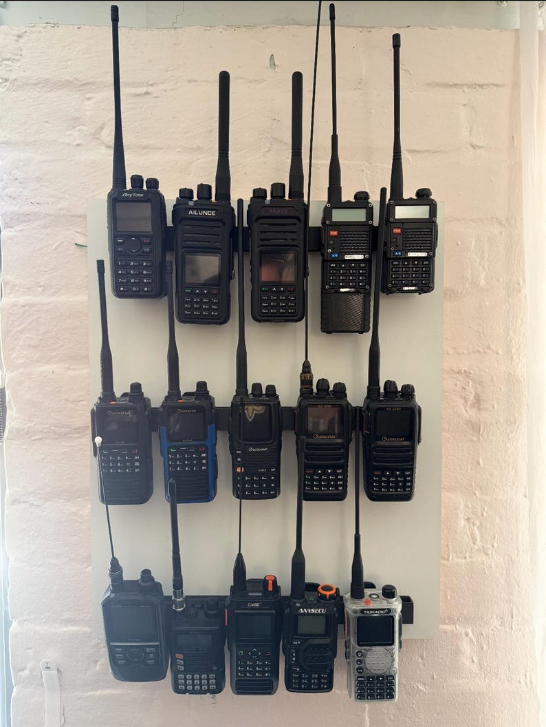 Ham Radio Mic Wall Mount: Baofeng, Yaesu, Icom Hanger - Etsy