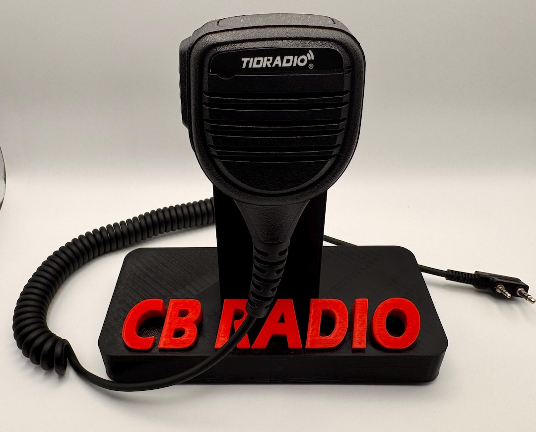 Custom Ham Radio Mic Stand - Short PETG Hand Microphone Holder - Etsy