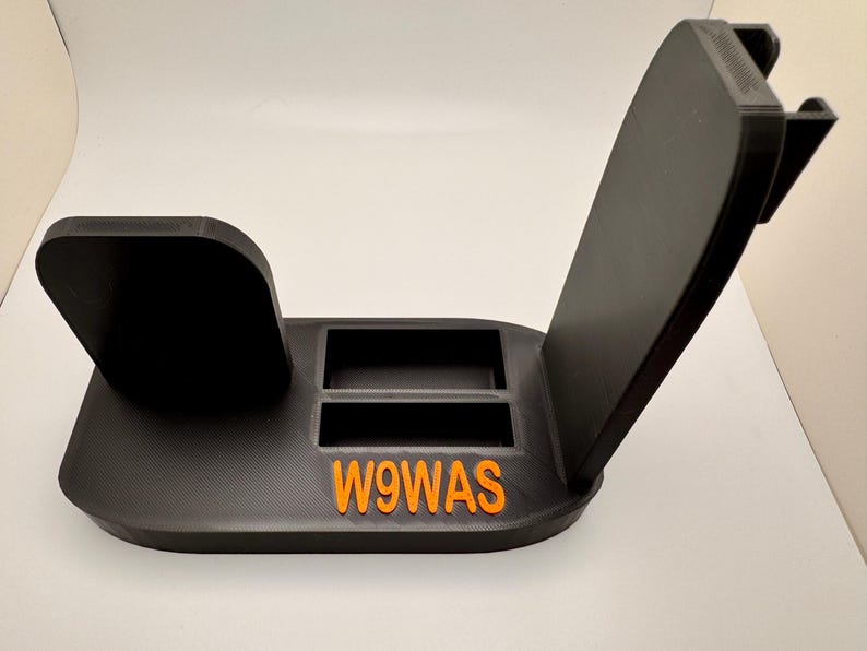 Yaesu FT5D Radio Stand – Dual Battery Slots – Rugged 3D Printed Desktop ...