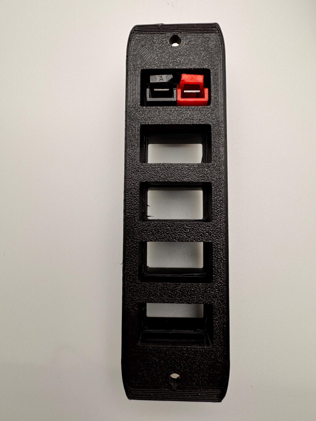 Black Anderson Powerpole PP75 5-slot Panel Mount – 2 Pack – Rugged PETG ...