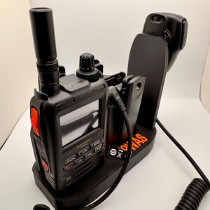 Yaesu FT5D Radio Stand – Dual Battery Slots – Rugged 3D Printed Desktop ...