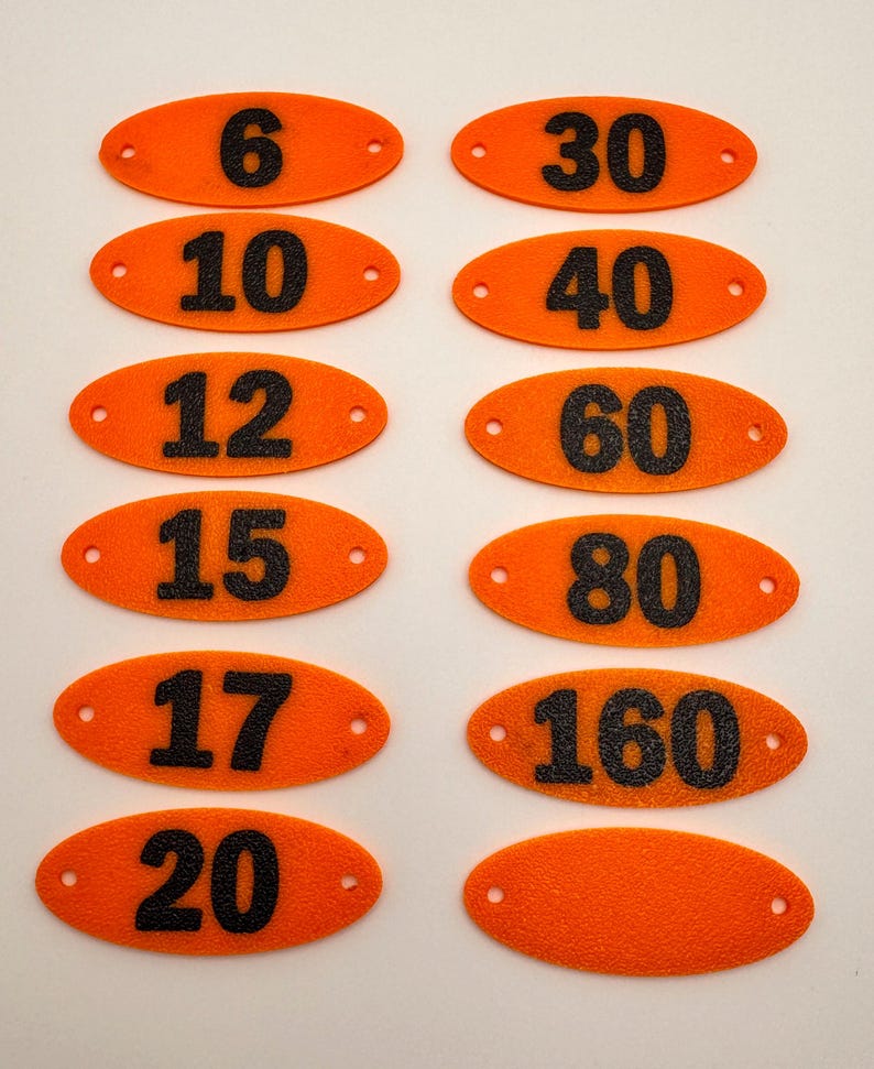 Ham Radio Antenna Band Markers: POTA Field Use, PETG, Quick ID - Etsy