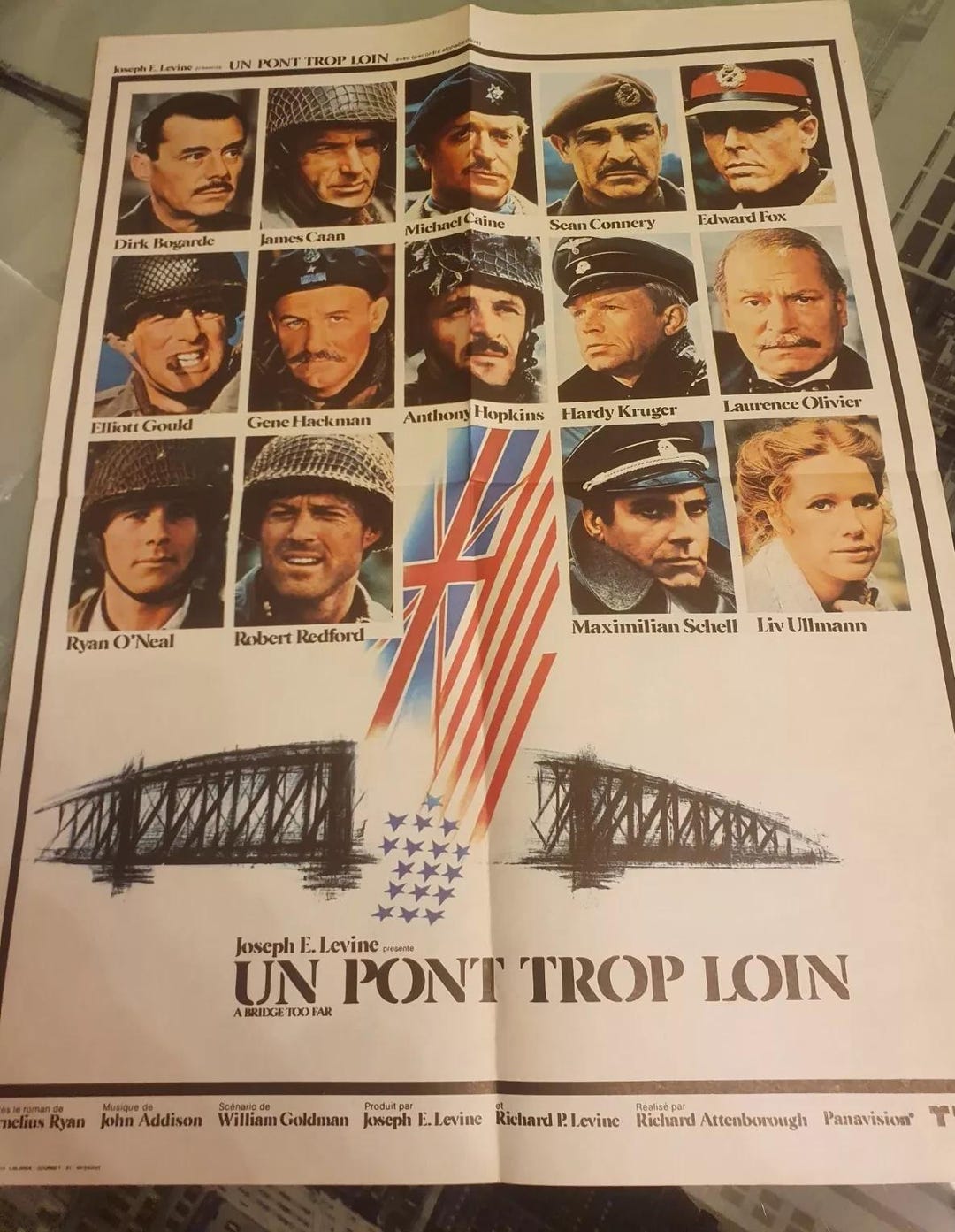 Vintage 1977 Bridge Too Far Movie Poster - Etsy