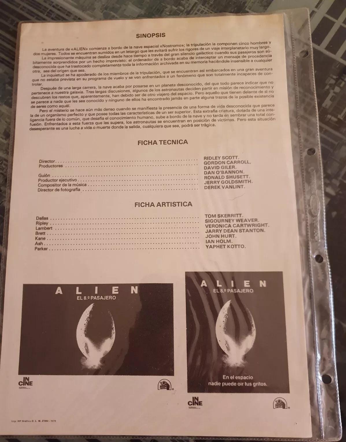 Original Alien Movie Poster 1979 - Etsy