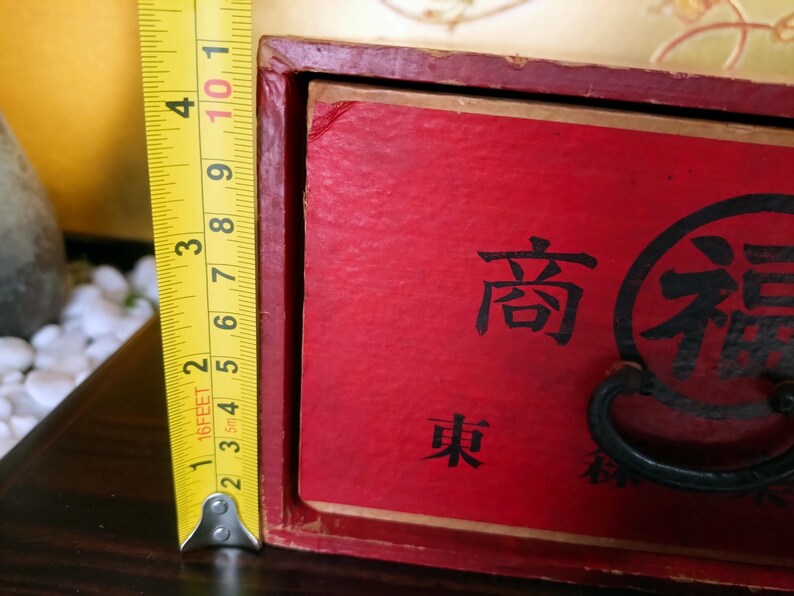 Vintage Showa Era Red Medicine Box – Japanese Retro Decor - Etsy
