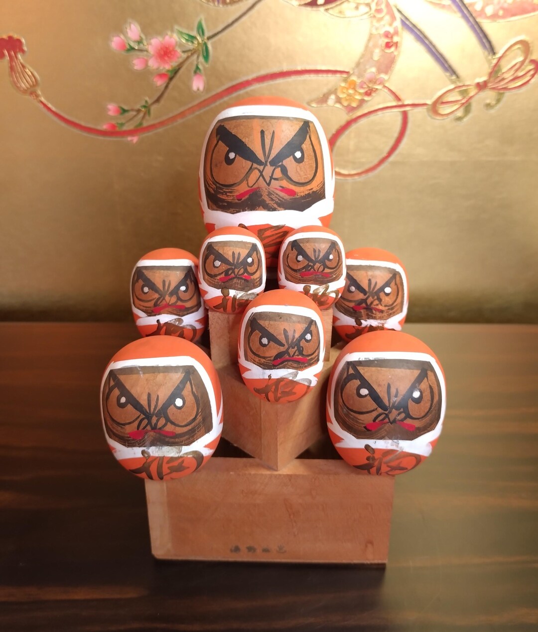 Vintage Daruma | Traditional Japanese Craft | Hand-painted Wooden ...