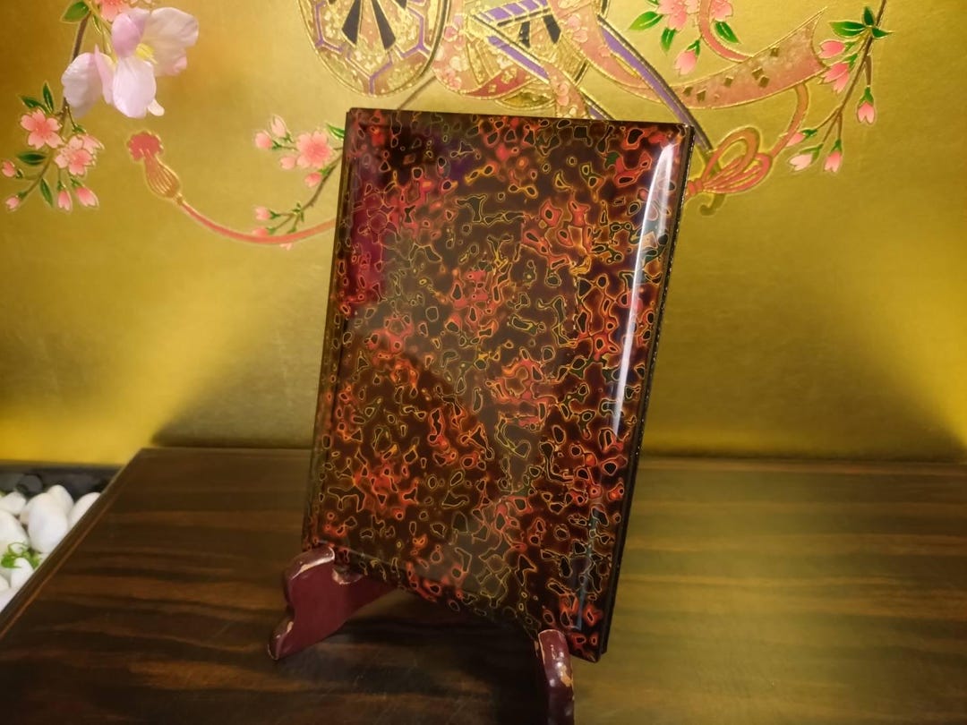 Unused Tsugaru Lacquer Address Book, Japanese Urushi Art, Vintage ...