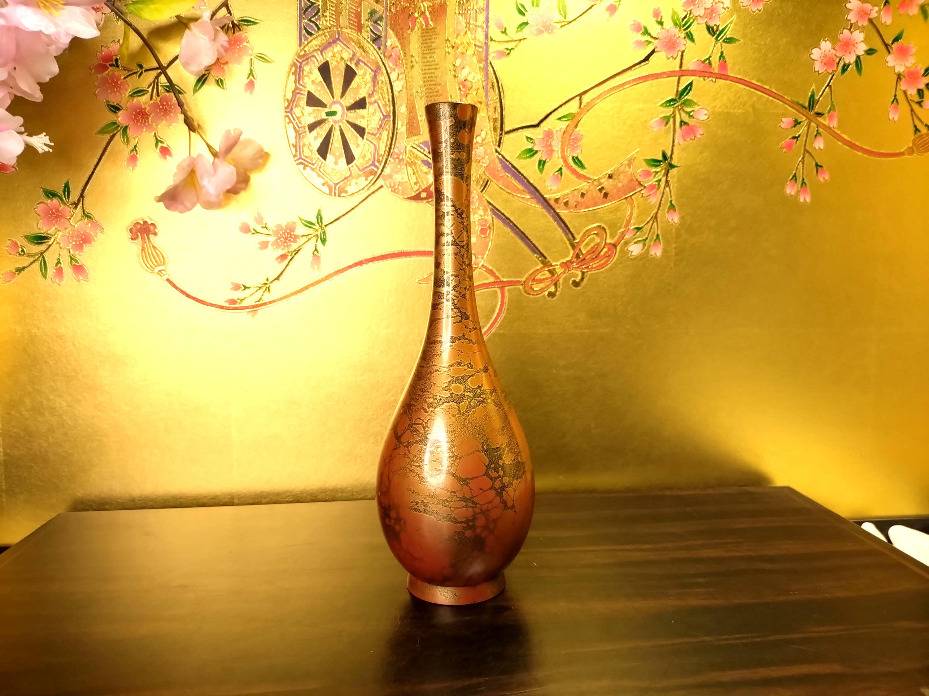 Vintage Japanese Copper Bud Vase: 1974 Gifu University Commemorative - Etsy