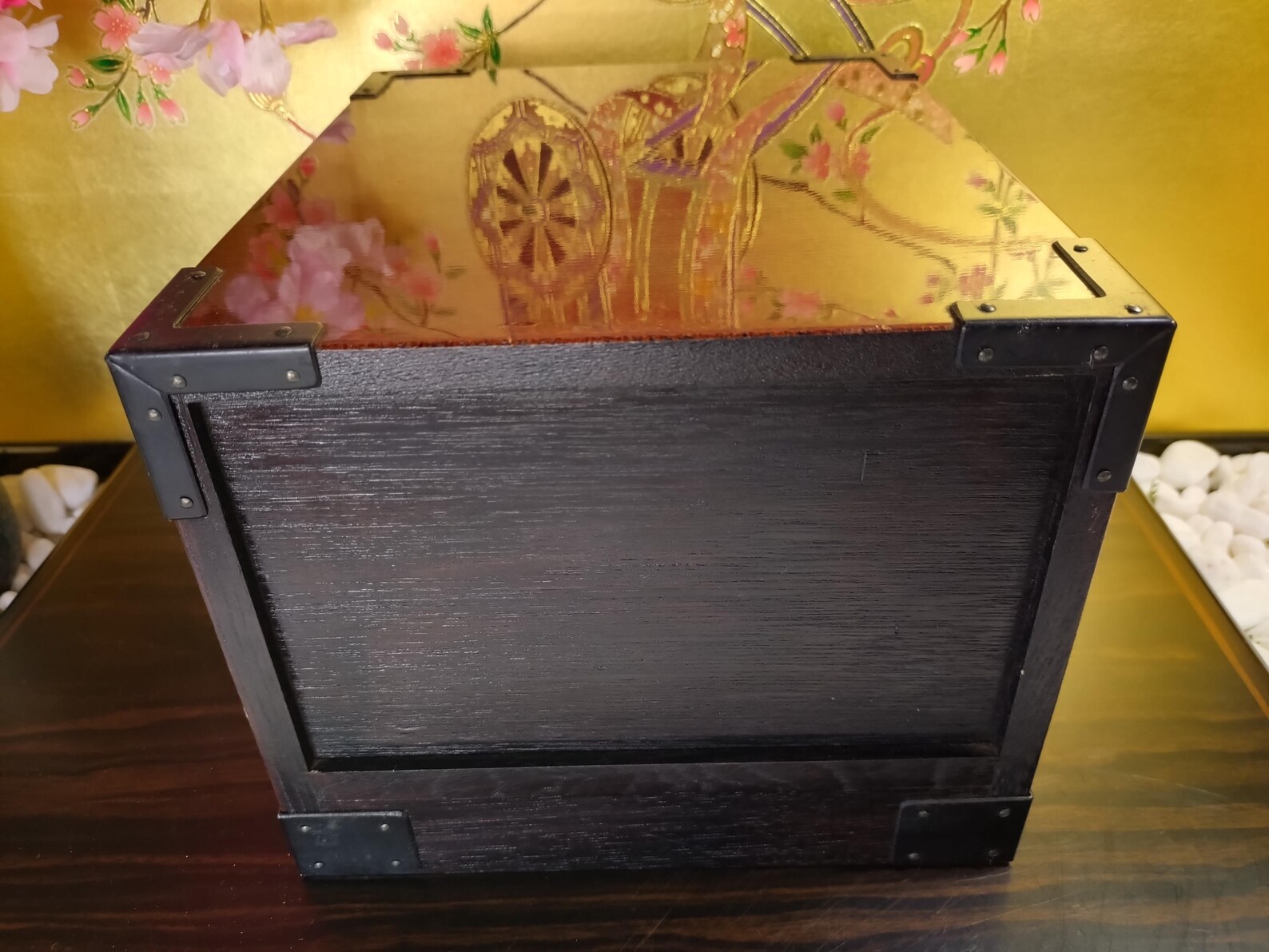 Vintage Japanese Mini Tansu Chest With Drawers | Lacquered Wooden ...