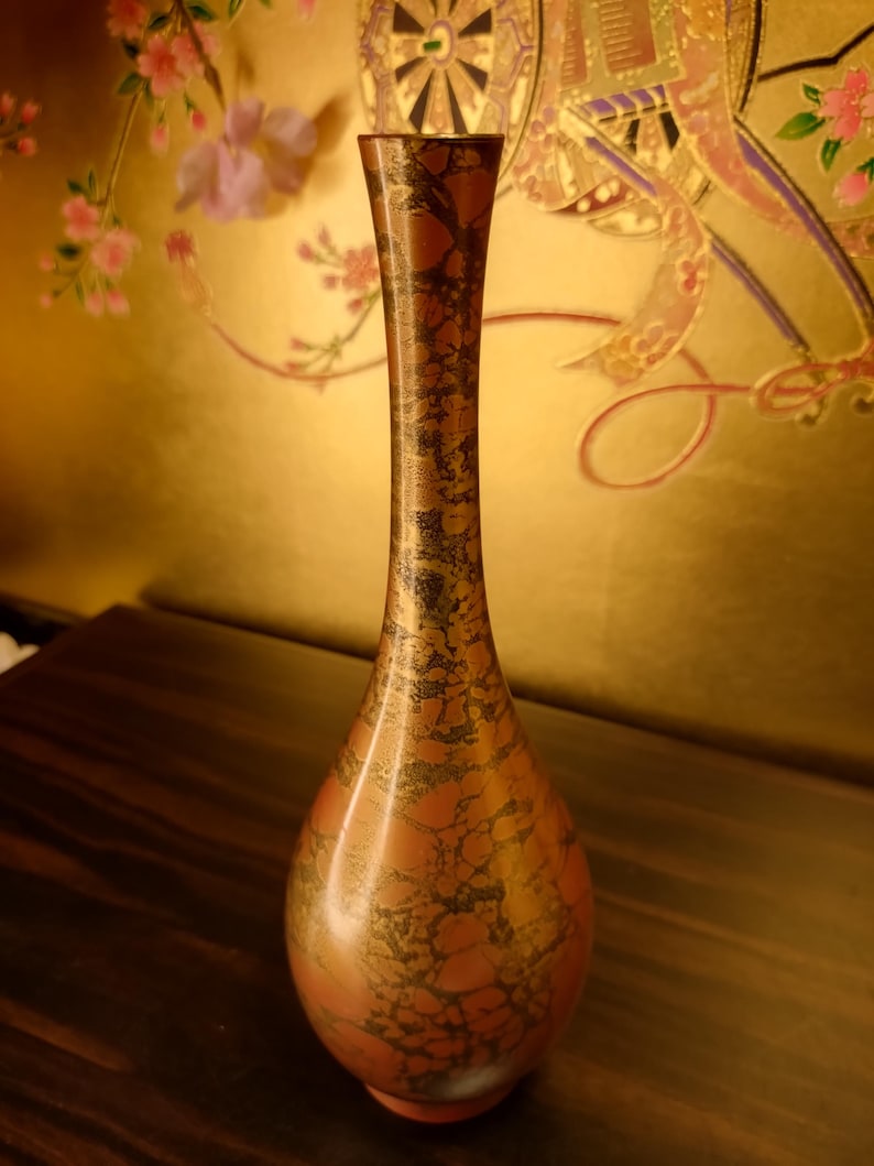 Vintage Japanese Copper Bud Vase: 1974 Gifu University Commemorative - Etsy