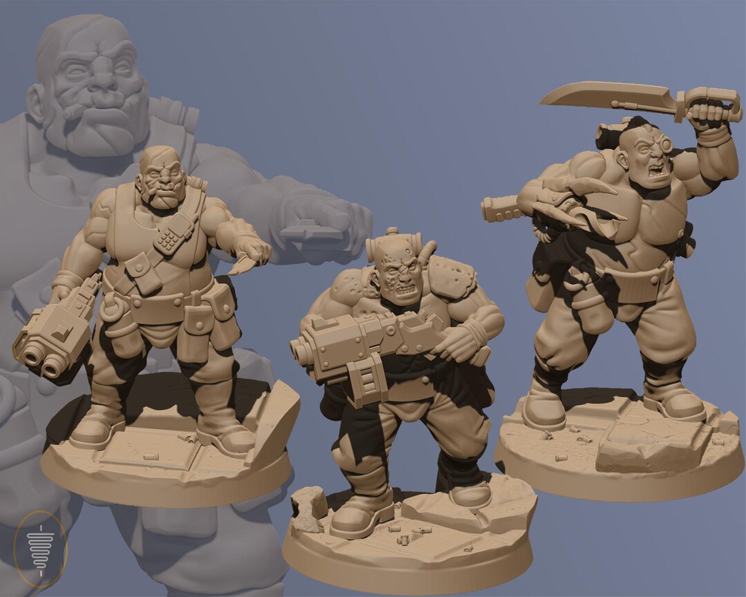 Ogres | Red Pilgrim Miniature - Etsy