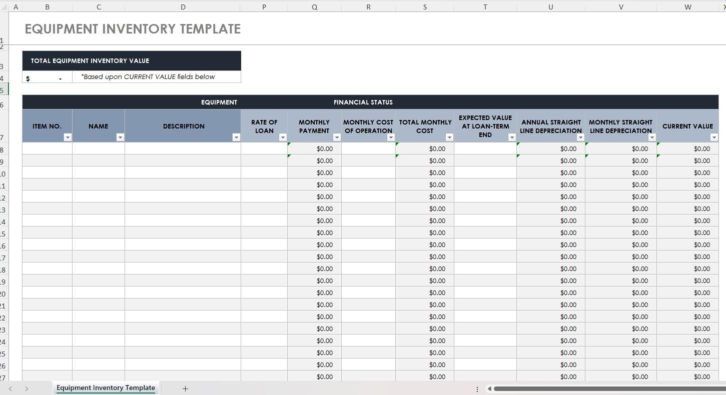 Inventory Excel Template | Stock & Inventory Management Spreadsheet - Etsy