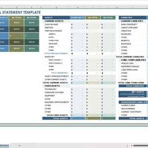 Personal Financial Planning Excel Template | Budget & Savings Tracker ...