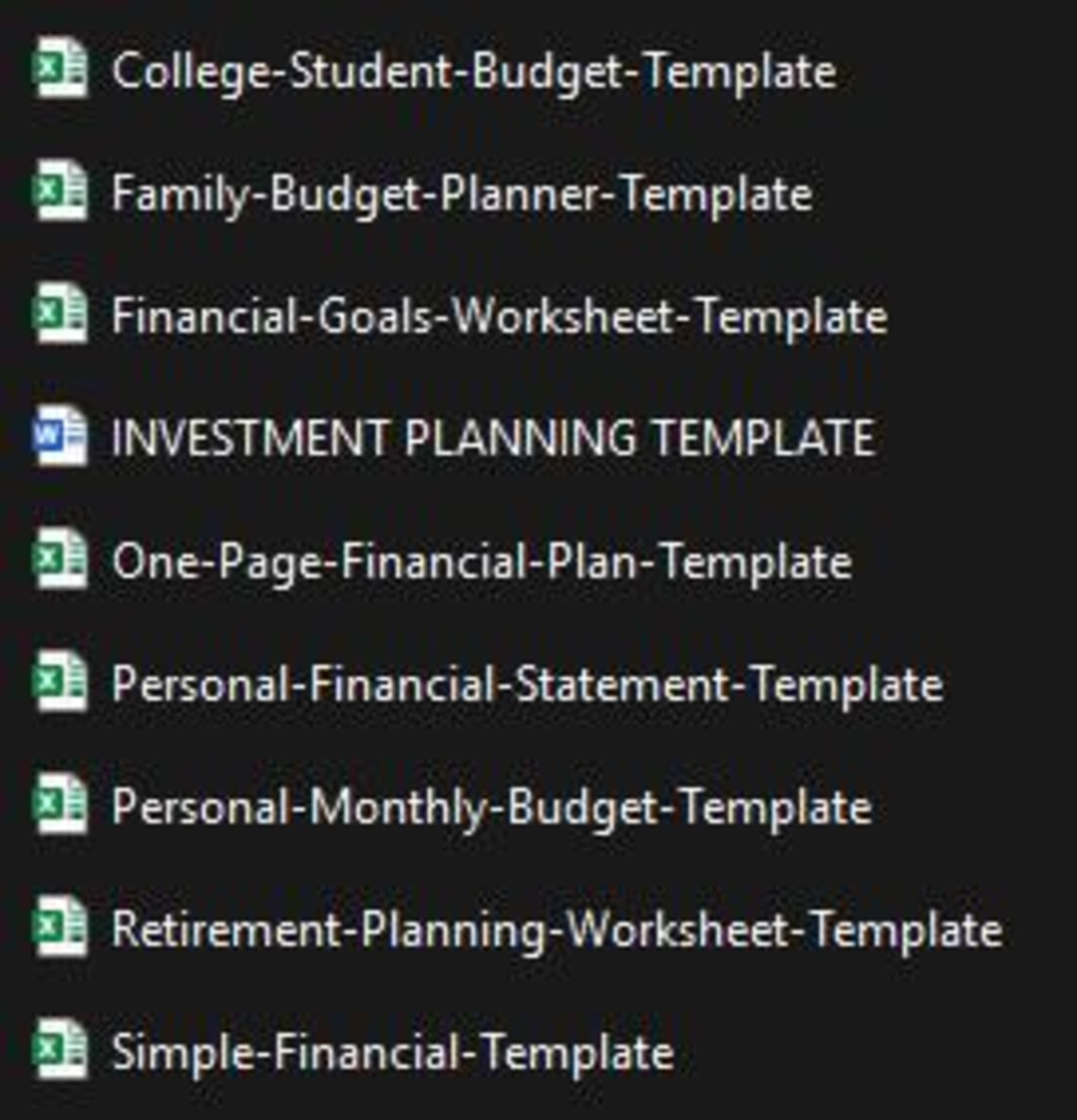 Personal Financial Planning Excel Template | Budget & Savings Tracker ...