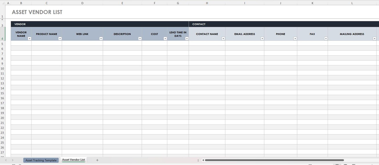 Inventory Excel Template | Stock & Inventory Management Spreadsheet - Etsy