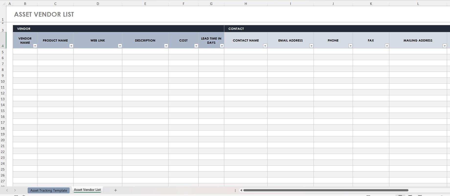 Inventory Excel Template | Stock & Inventory Management Spreadsheet - Etsy