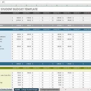 Personal Financial Planning Excel Template | Budget & Savings Tracker ...