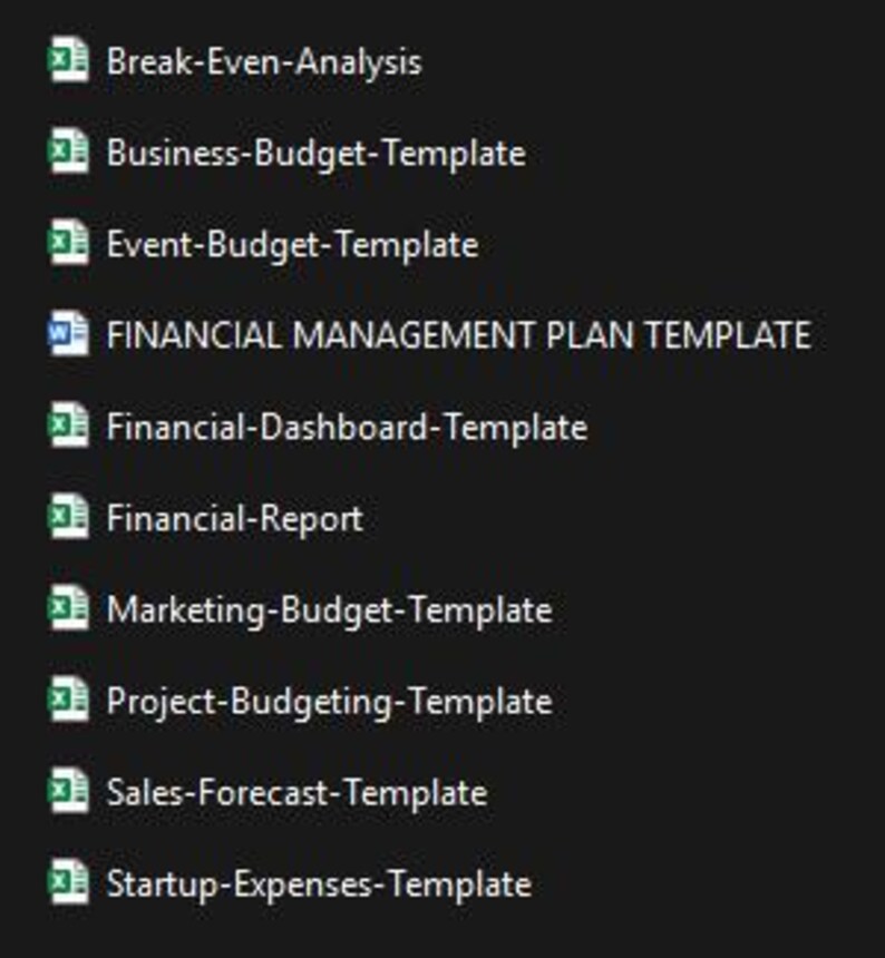 Financial Planning Excel Template | Budget & Cash Flow Forecast Tool - Etsy