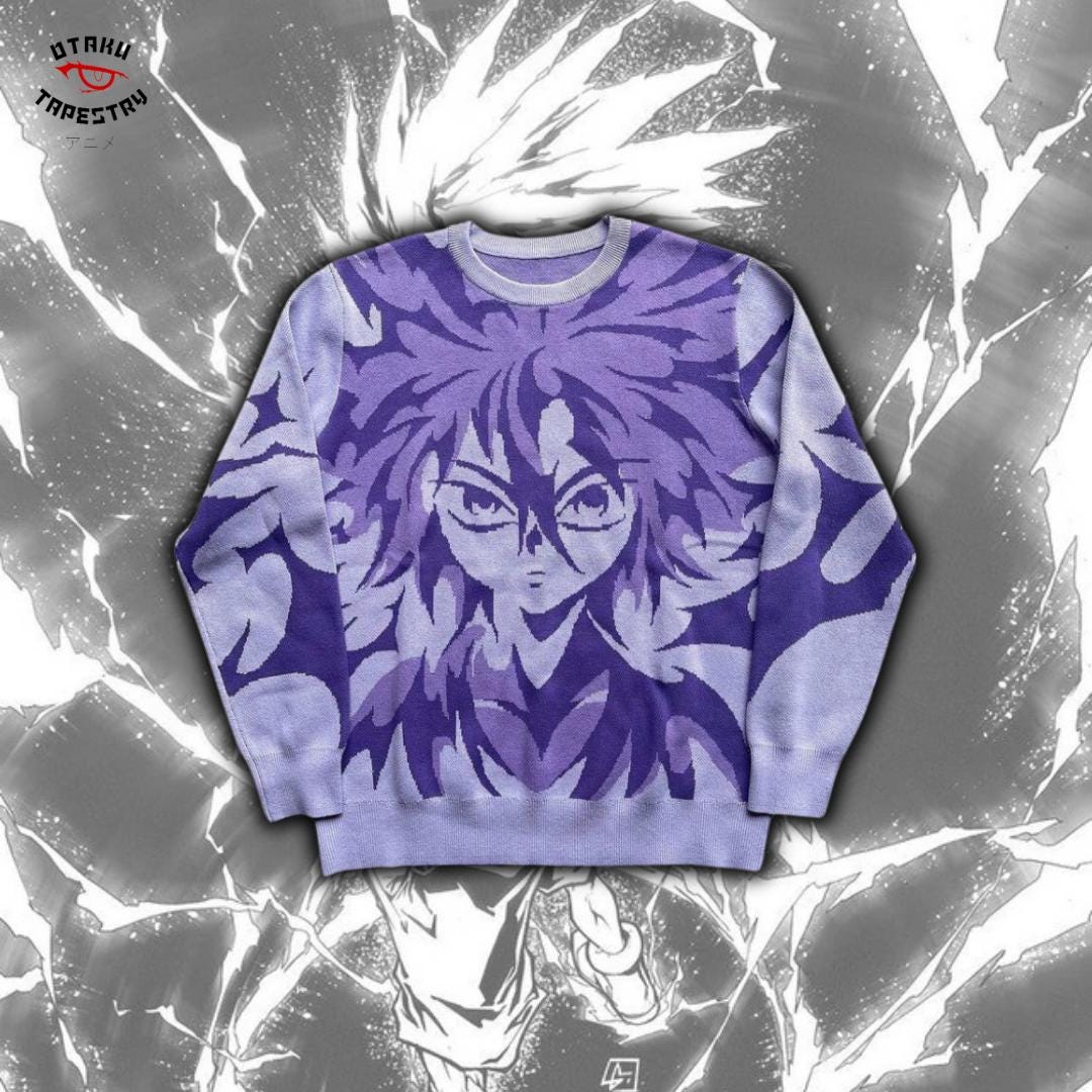 Hunter X Hunter Killua Zoldyck Sweater Knitted Sweatshirt – Japanese ...