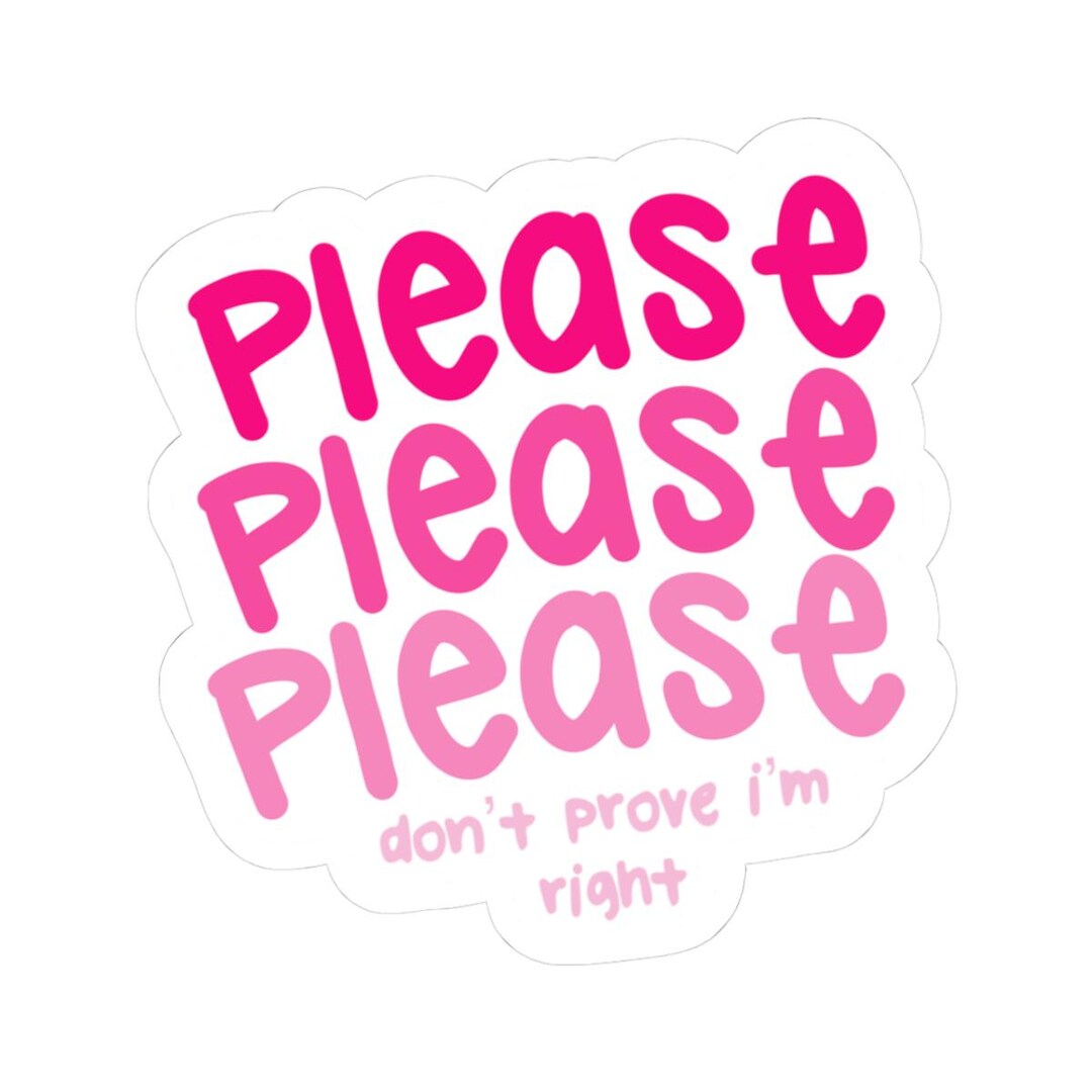 Please Please Please Sticker - Sabrina Carpenter - Short N' Sweet ...