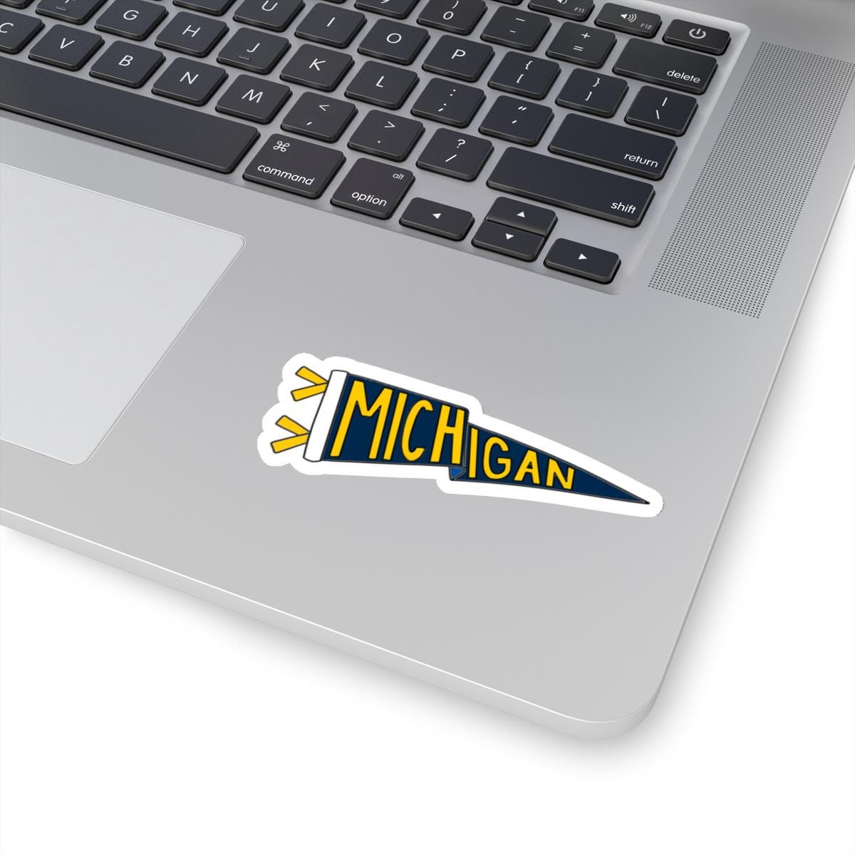University of Michigan Pennant Sticker - Etsy