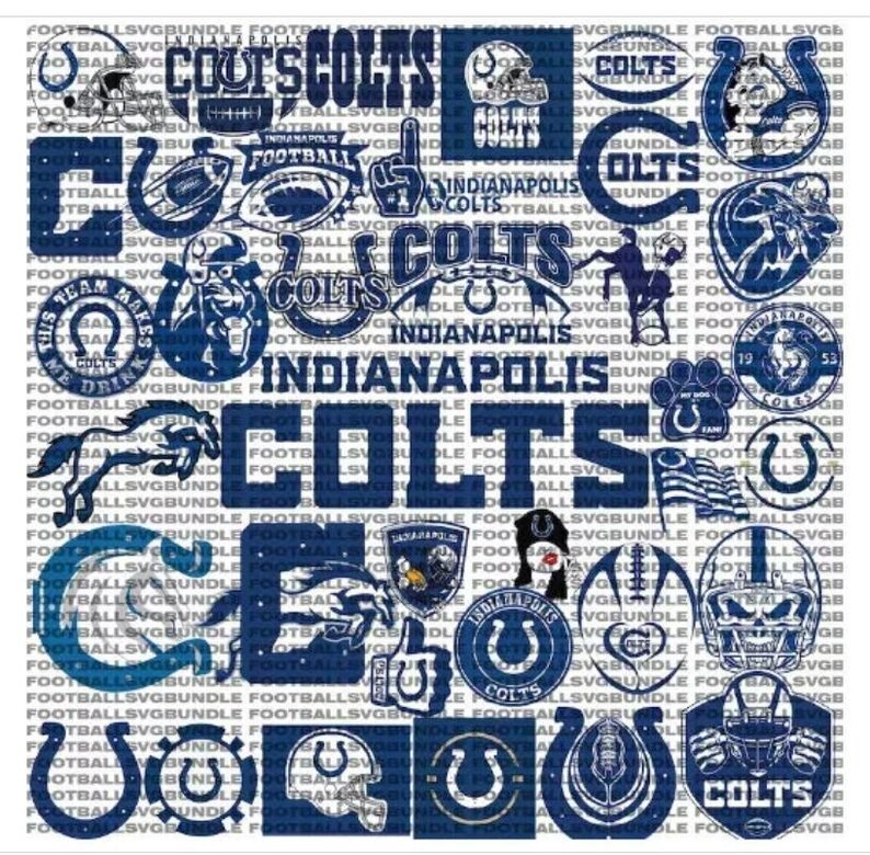 Colts SVG Bundle, Colts PNG Bundle, Digital Download, Cut File, Clipart ...