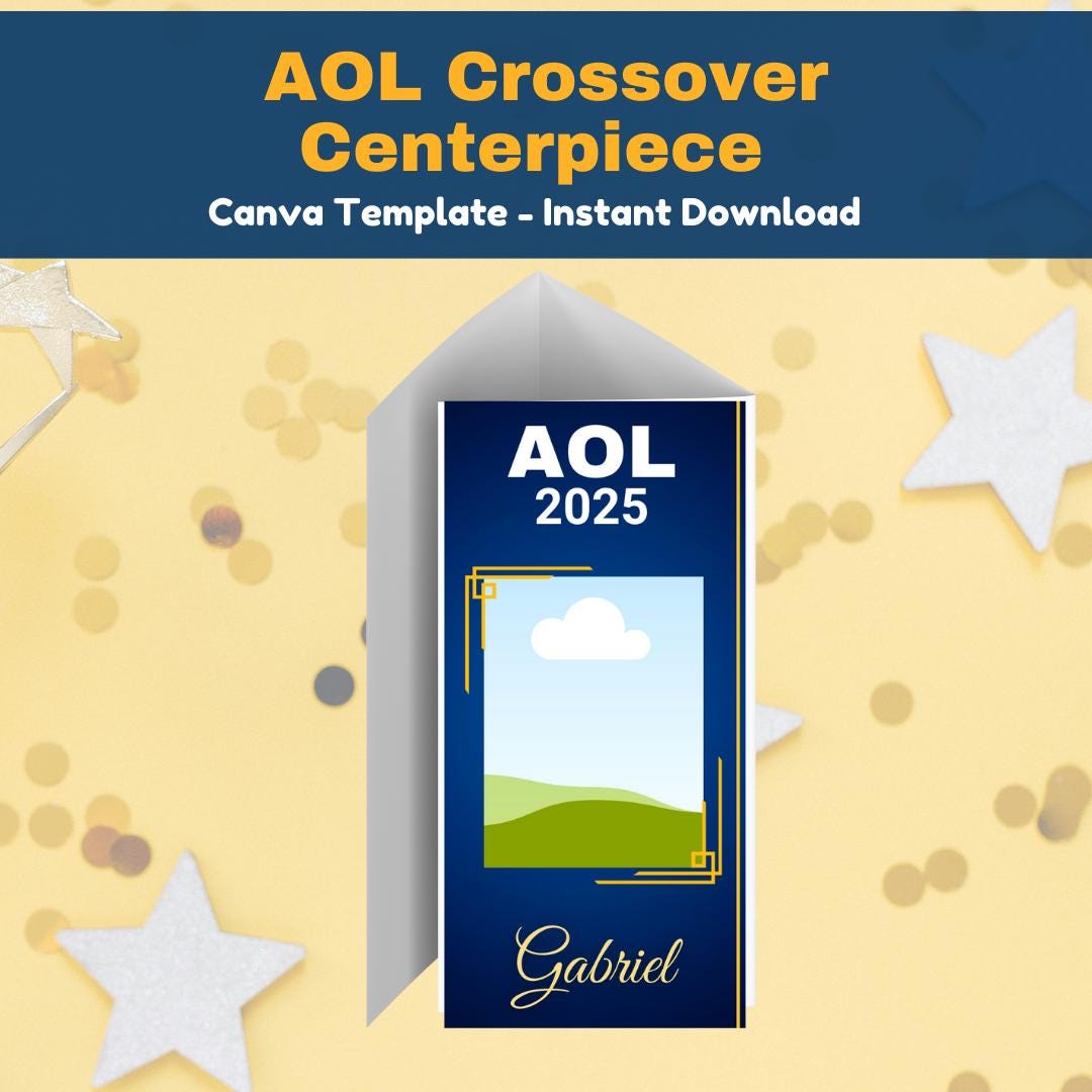 Arrow of Light Crossover Trifold Centerpiece | Editable Canva Template ...