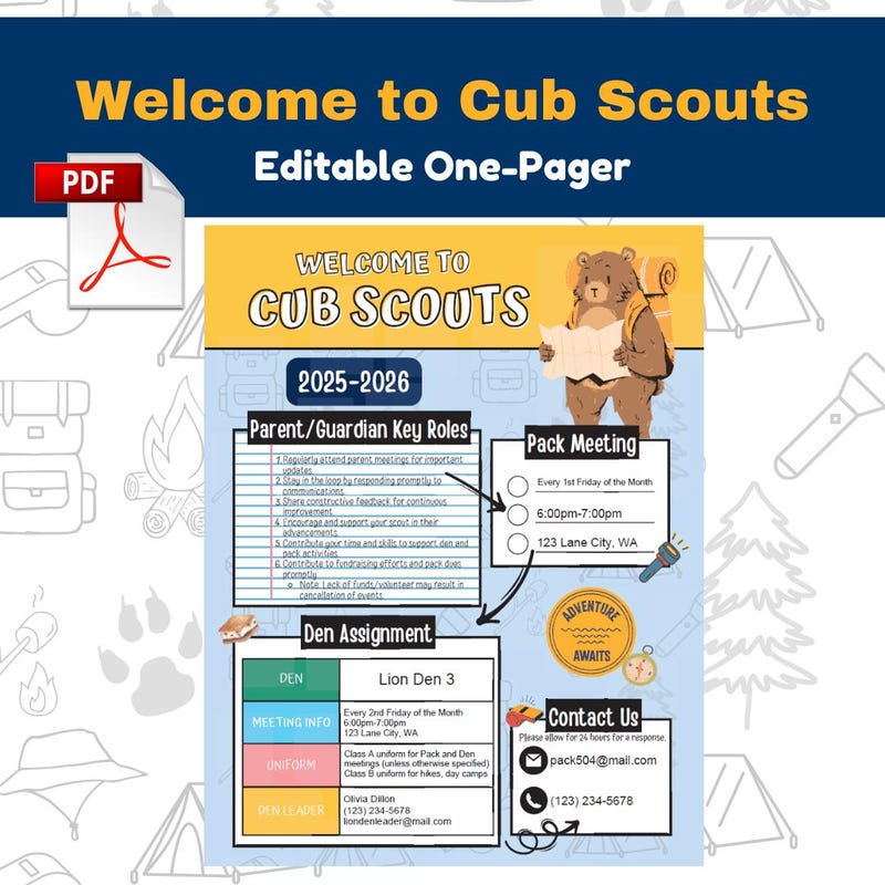 Cub Scouts - Etsy