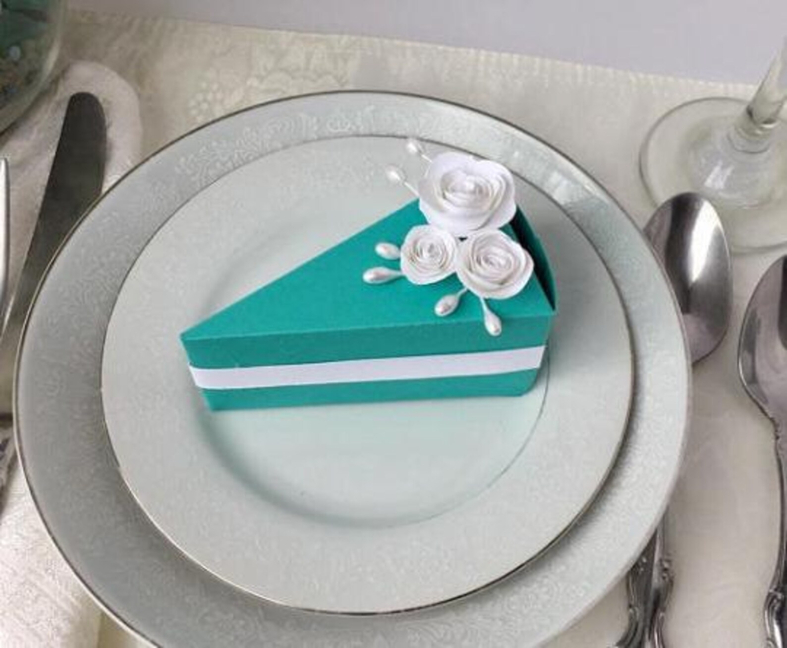 Paper Cake Slice Box Party Favor - Etsy