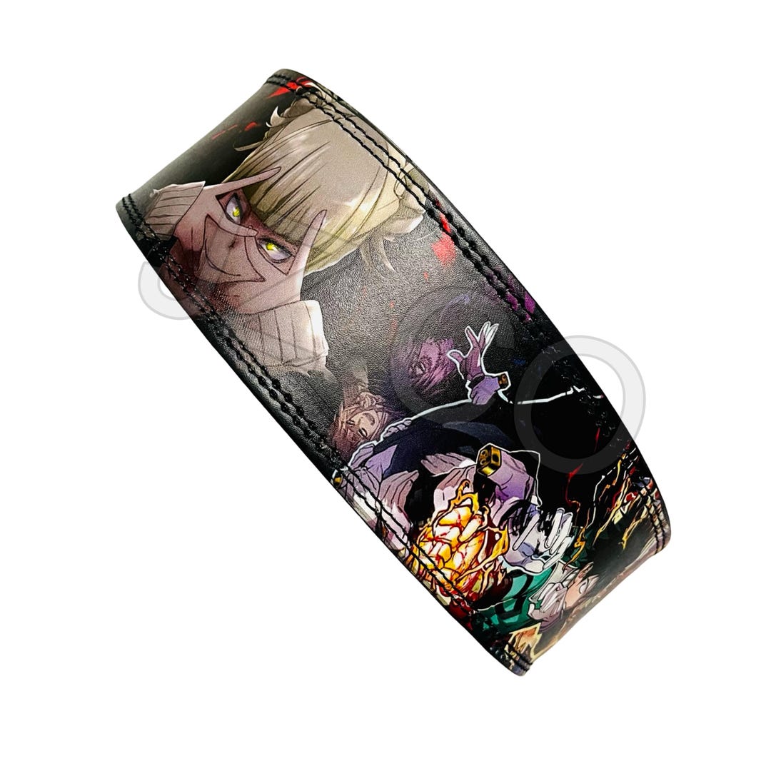 MHA Anime Leather Powerlifting Belt: Lever Buckle, Free Engraving - Etsy