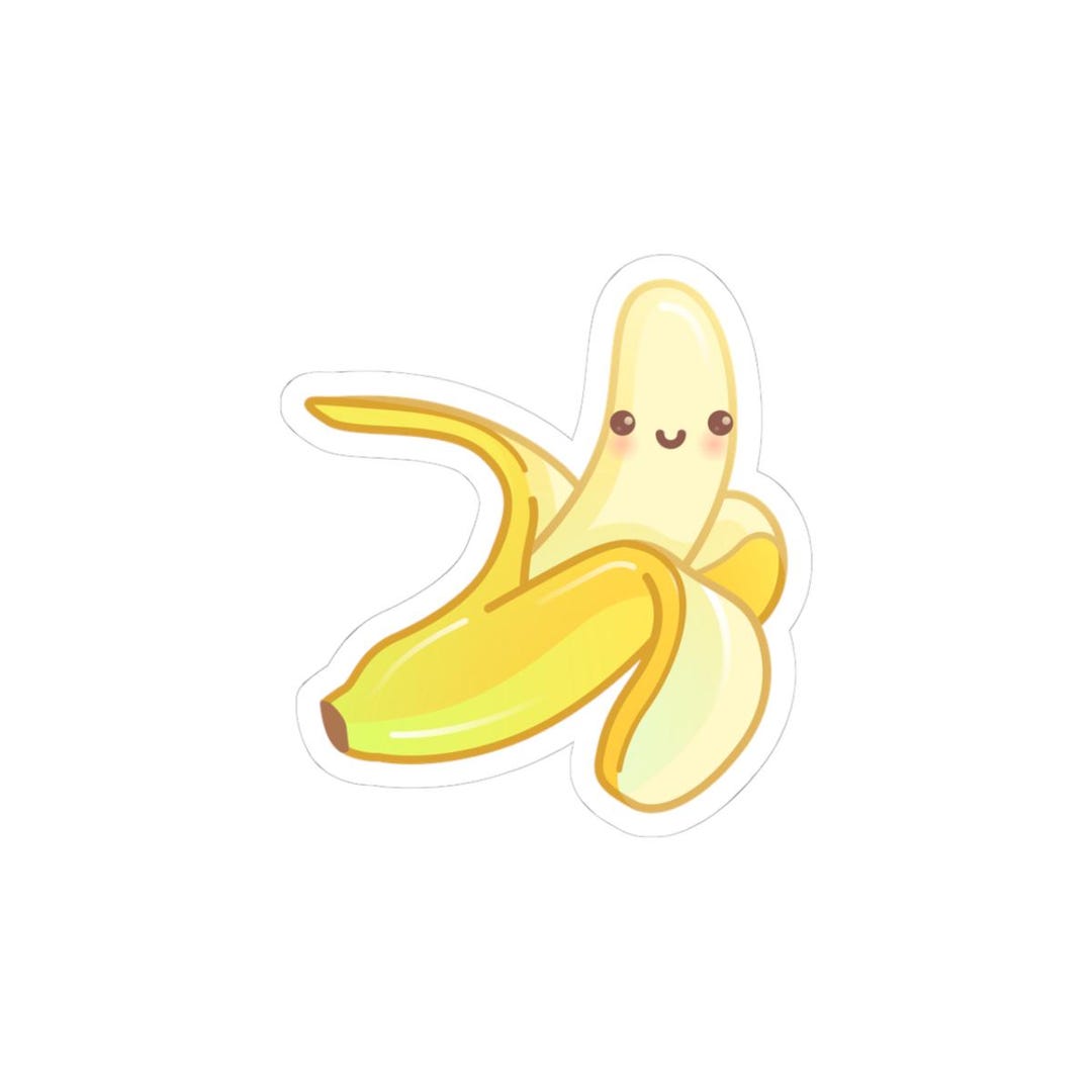 Banana Stickers, Tropical Fruits, Fun Gift for Kids, Bright Yellow ...
