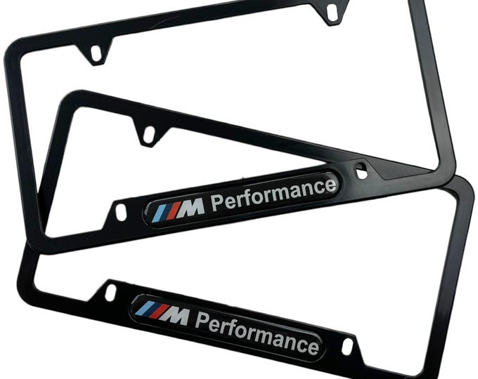 License Plate Frames for All BMW M Performance (1990-2022) ABS Plastic ...