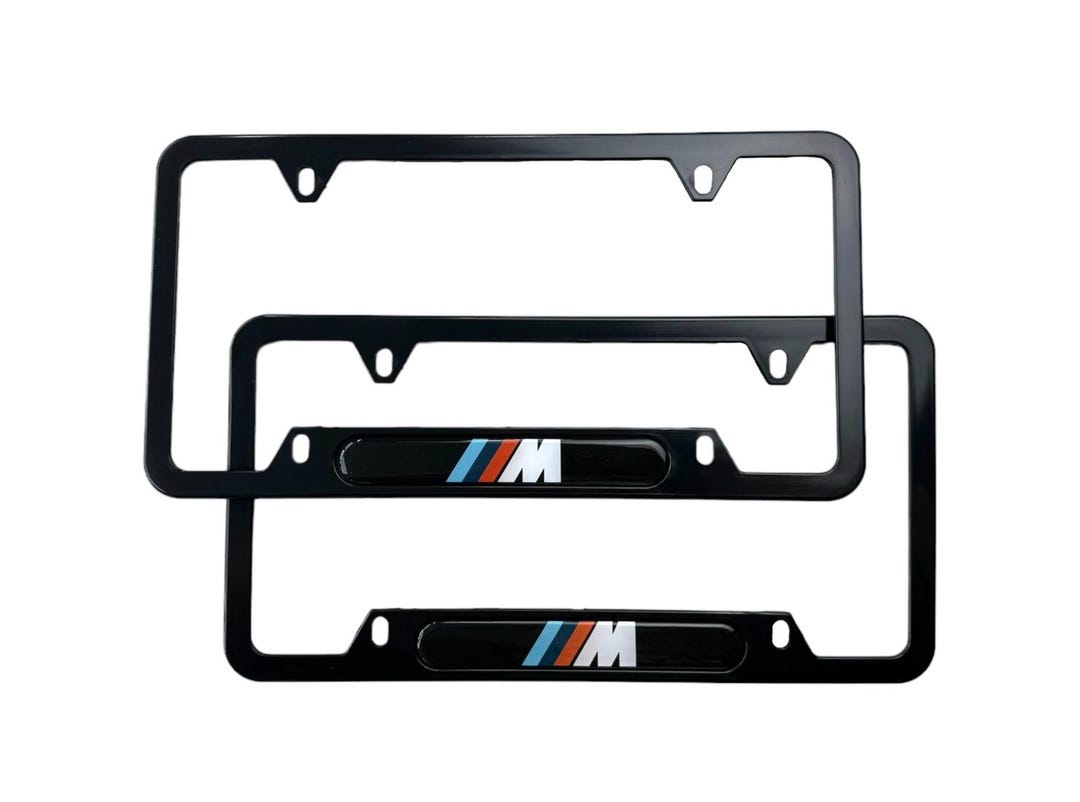 License Plate Frames for All BMW M Models 1990-2022 ABS Plastic USA ...