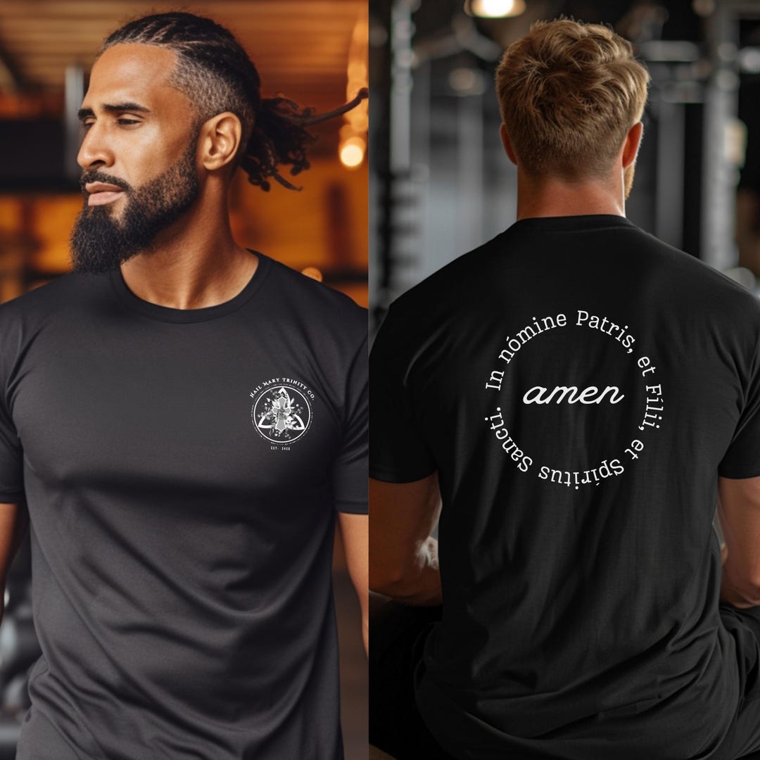 Signum Crucis Prayer Comfort Colors T-shirt, Sign of the Cross Prayer ...