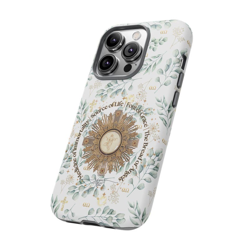 Eucharist Phone Case, Eucharistic Monstrance Cell Cover, Catholic Cell ...