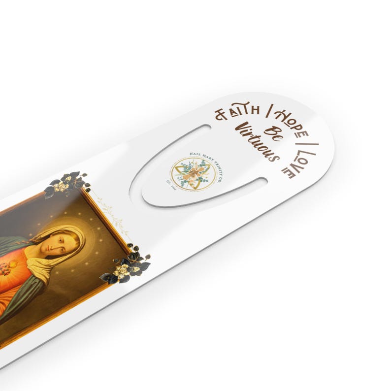 Blessed Virgin Mary Memorare Prayer Bookmark, Legion of Mary Bookmark ...