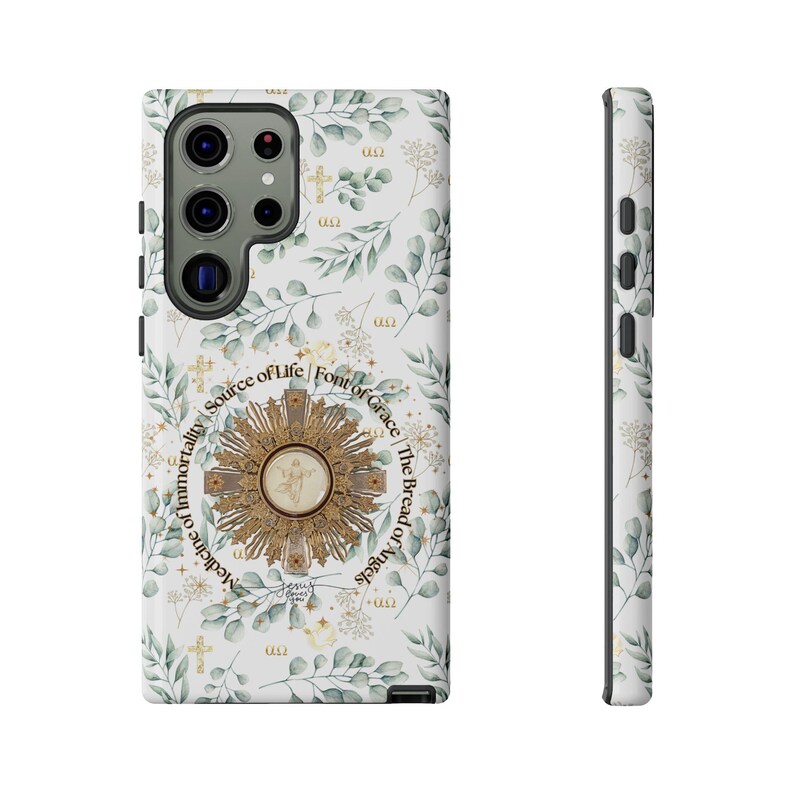 Eucharist Phone Case, Eucharistic Monstrance Cell Cover, Catholic Cell ...