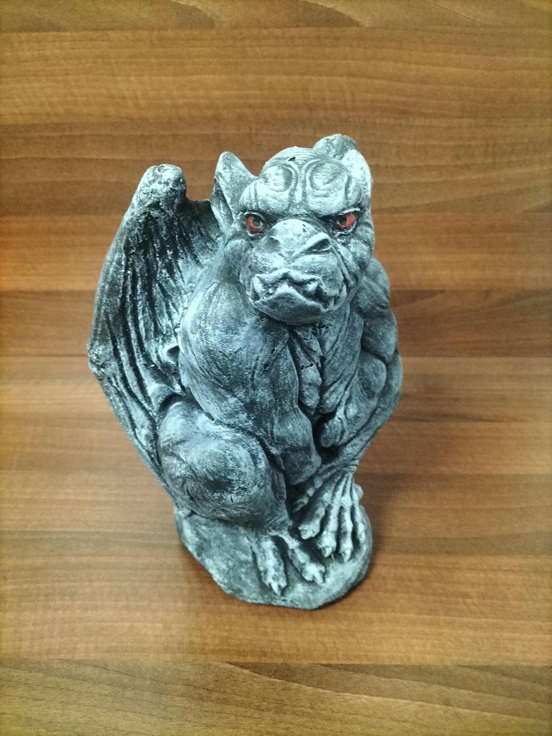 Beautiful Concrete Gargoyle Garden Statue - Etsy