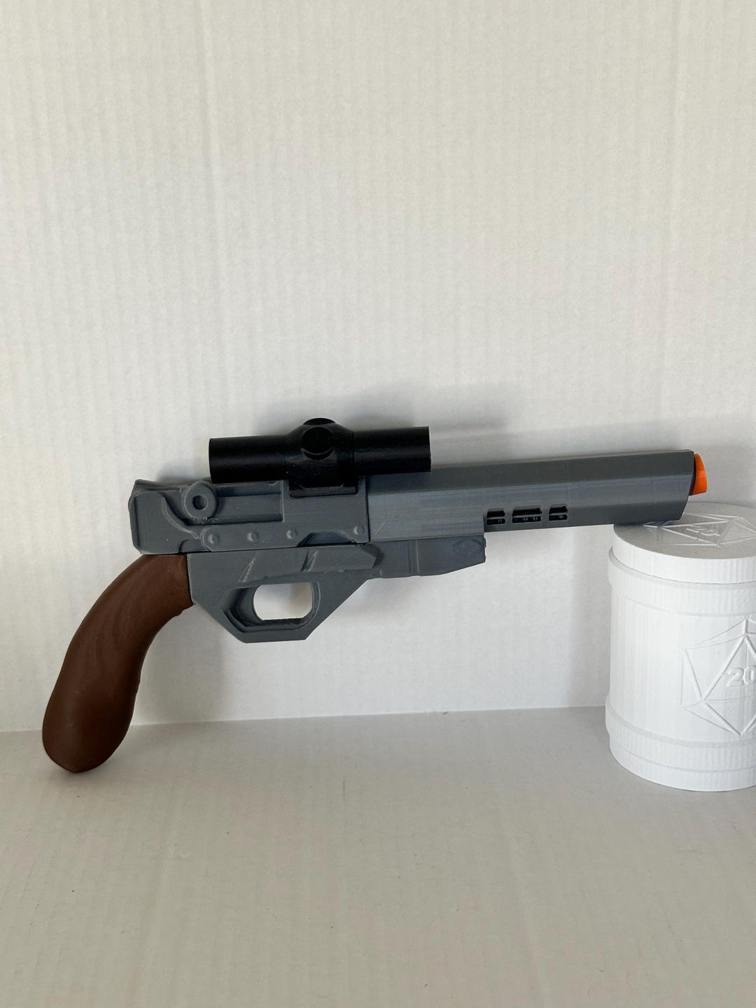 3d-printed Blaster Prop – Rounded Musket Grip & Cal Kestis Barrel - Etsy