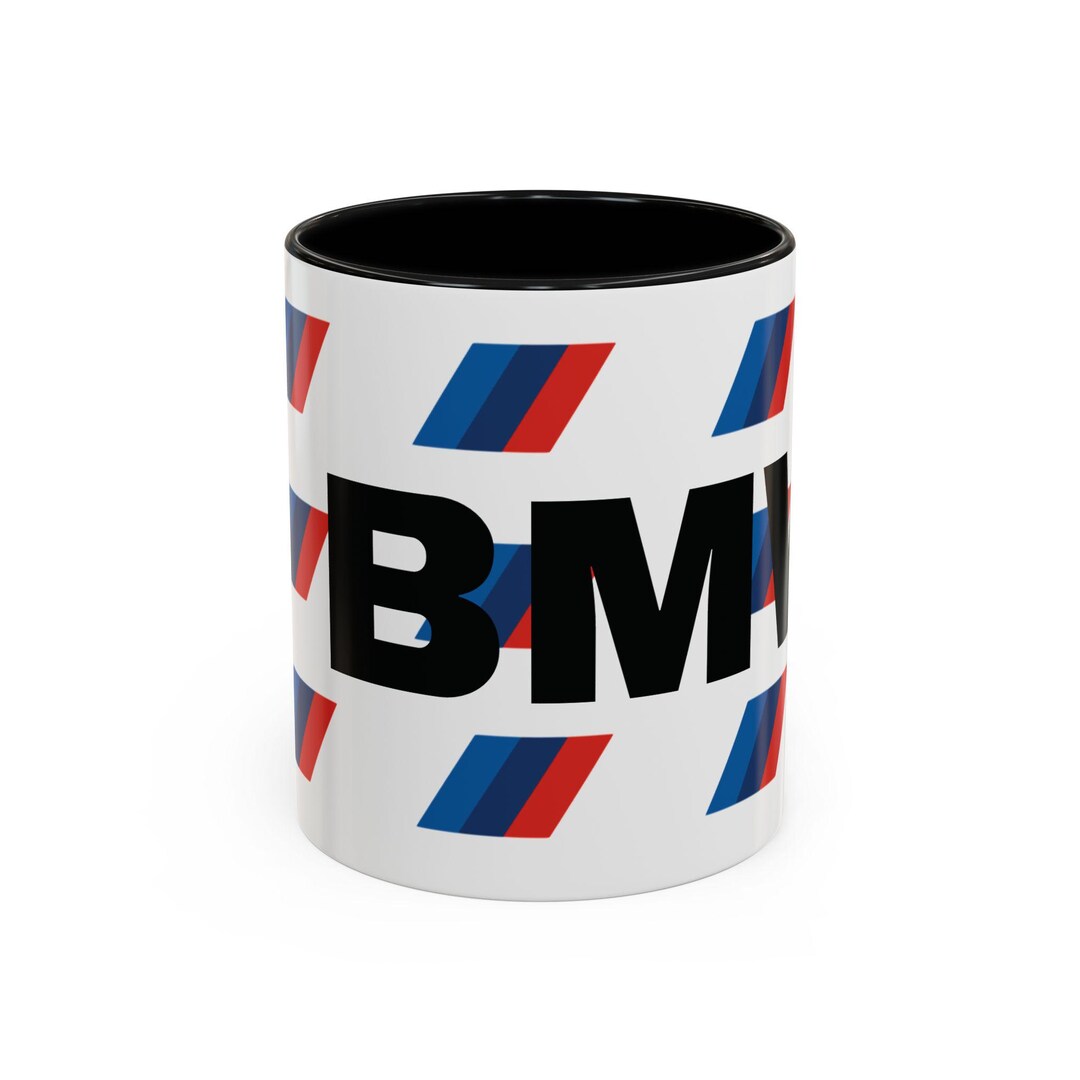 Coffee Mug With BMW Text and Logo, BMW Mug, BMW Gift, Car Enthusiast ...
