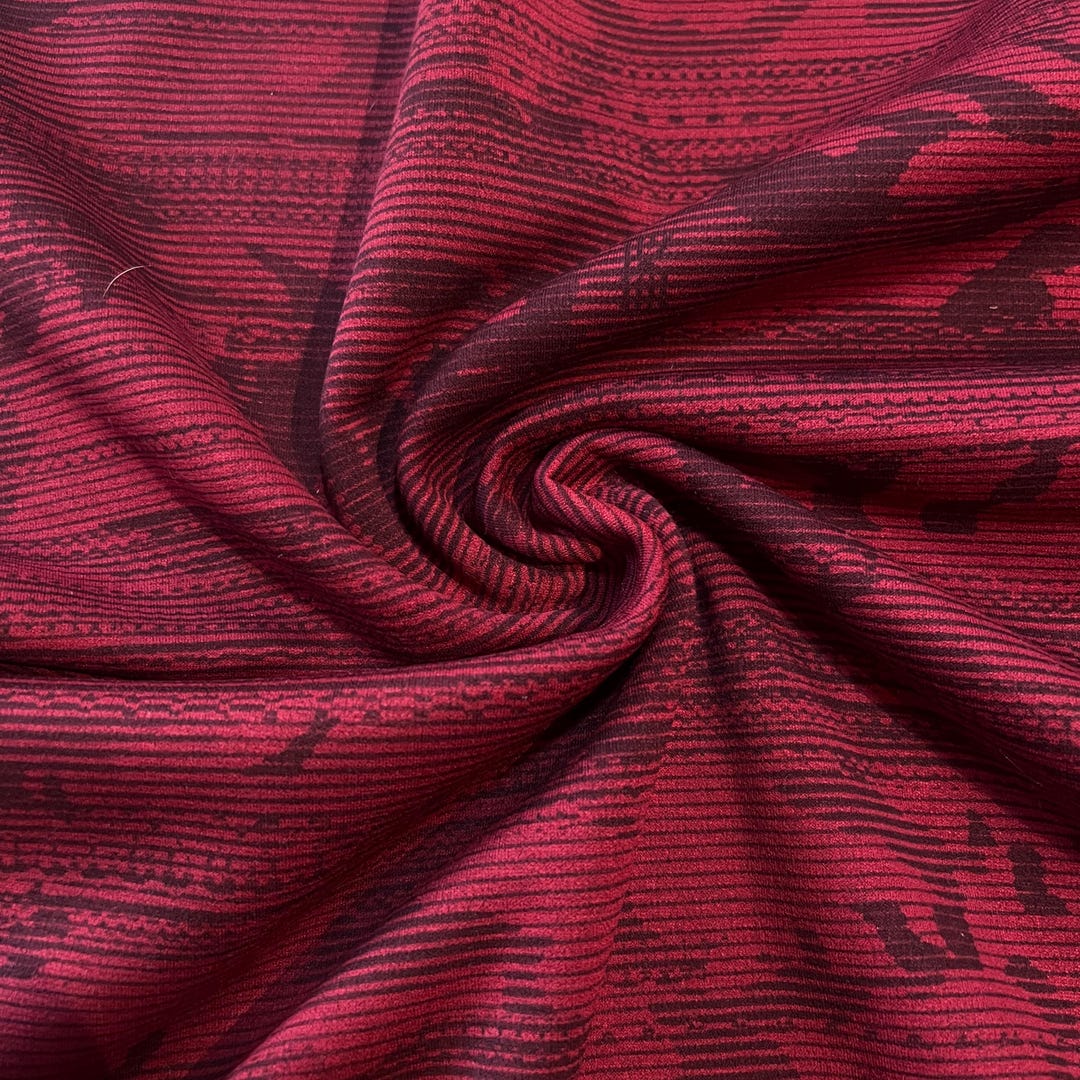 Glitch Camo Red on Brushed Fleece - 1 Yard - Etsy