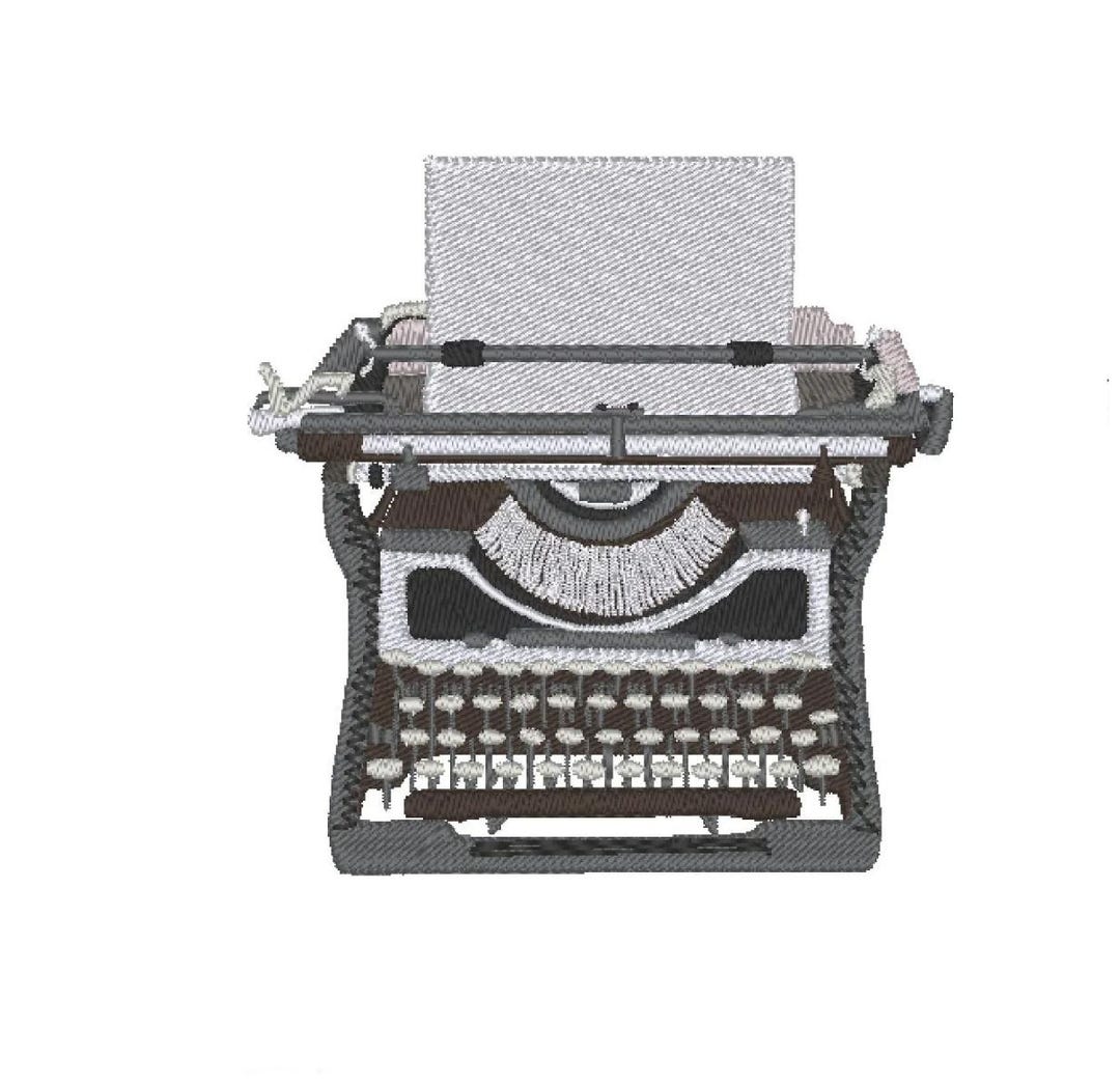 Typewriter Old Fashioned Type Writer Paper Poetry Books Embroidery ...