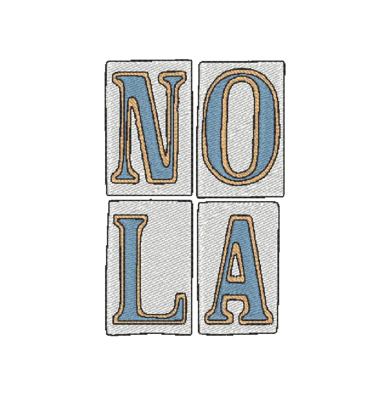 Nola Street Name Tiles Stacked New Orleans Stone Sidewalk Louisiana ...