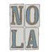 Nola Street Name Tiles Stacked New Orleans Stone Sidewalk Louisiana ...