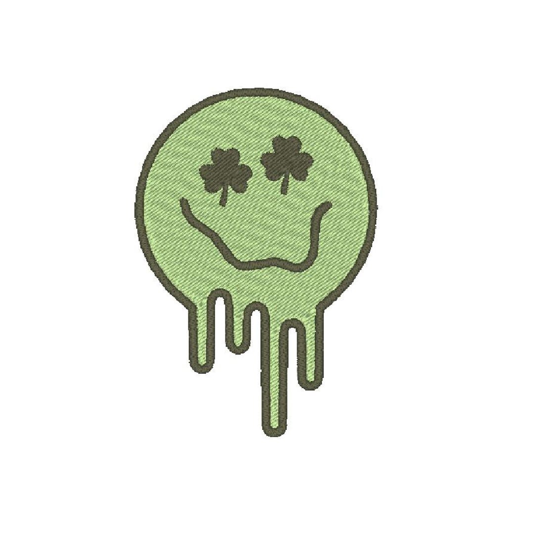 Clover Shamrock Smiley Droopy Trendy Smile St Patrick's Day St Patty's ...