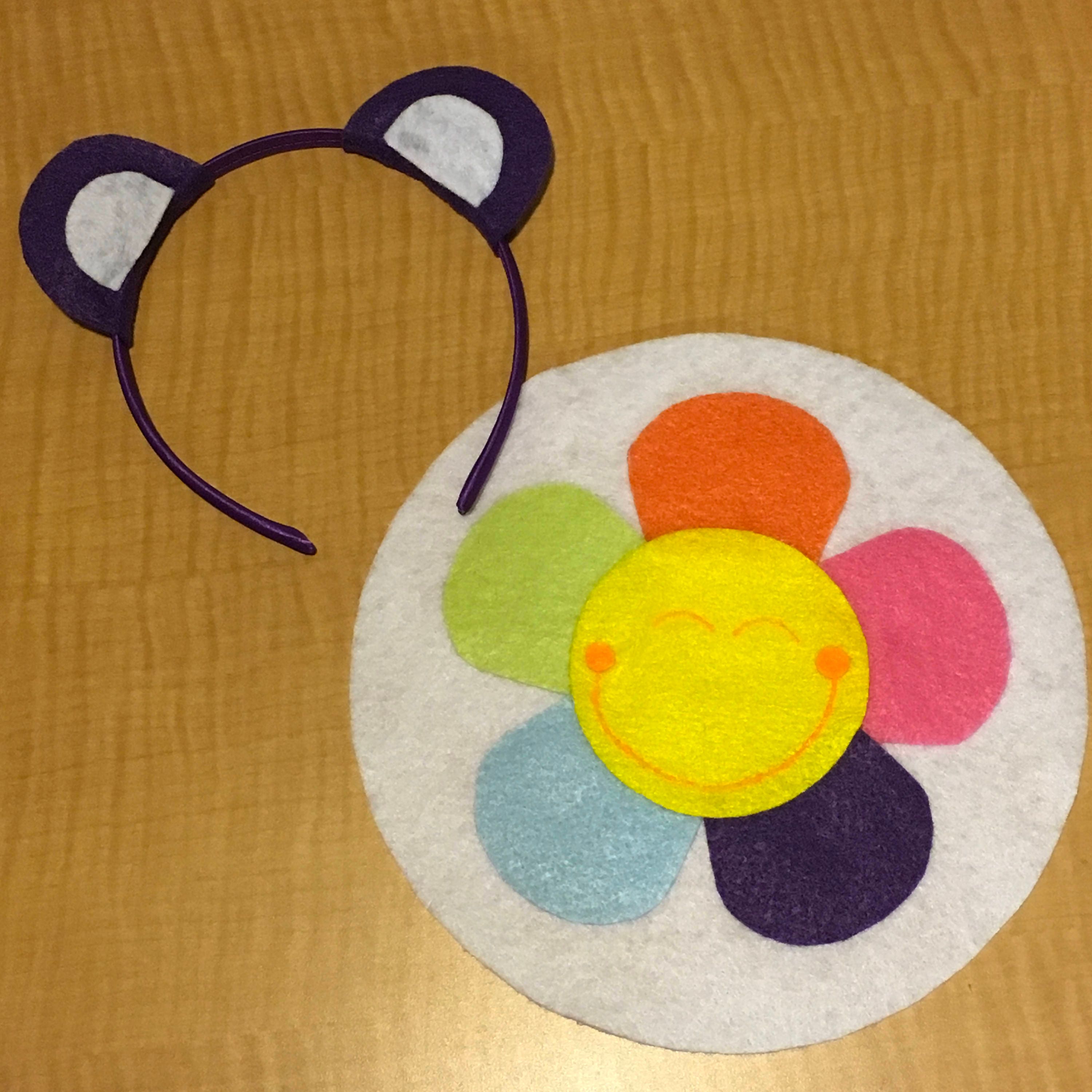 Care Bear Inspired 8 Inch Belly Badge and Ears Headband Costume Set - Etsy