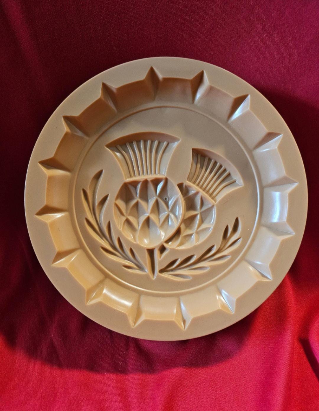 Vintage 1970's Resin Reversible Shortbread Cookie Mold Traditional ...