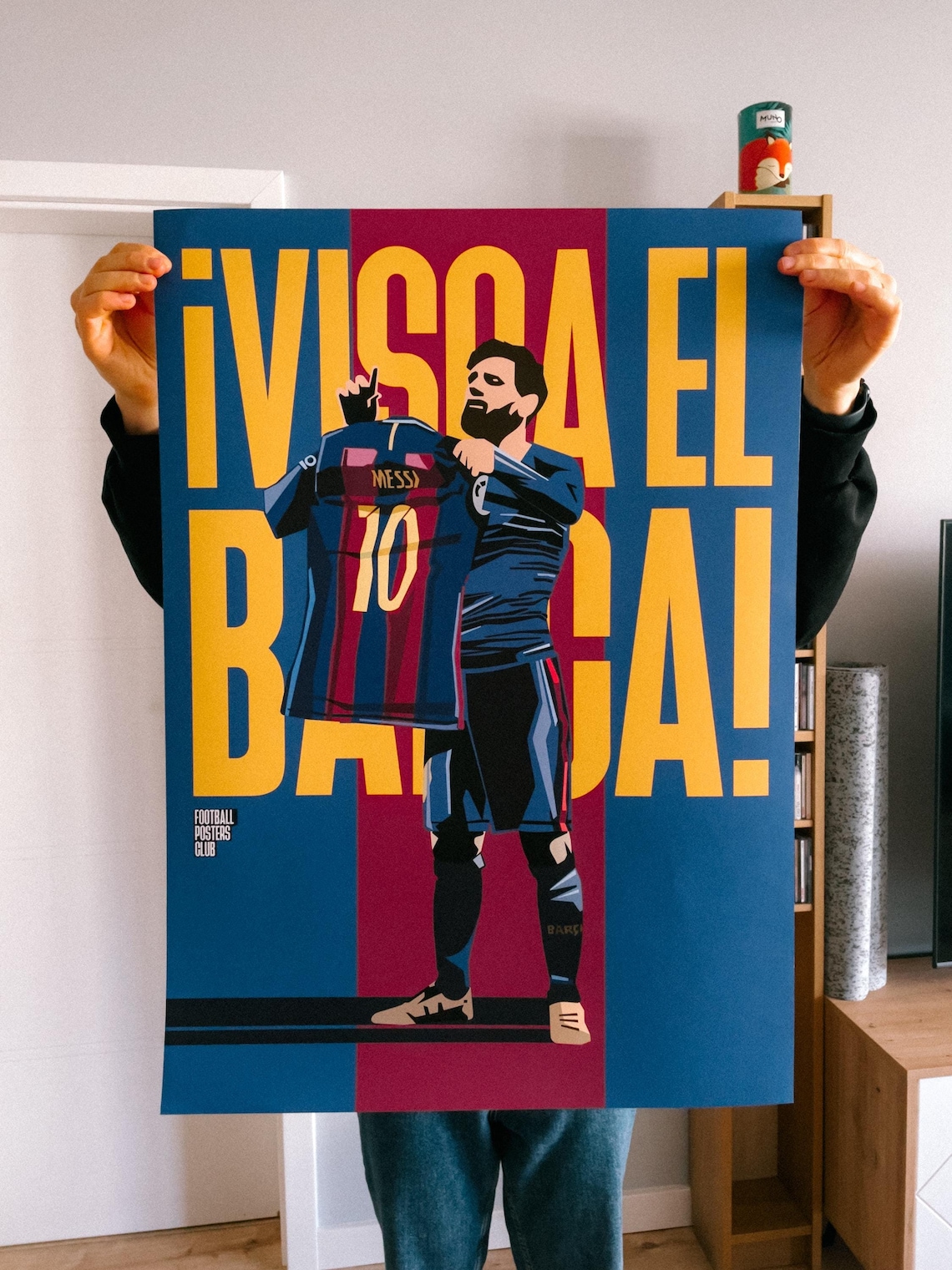 Messi Poster, Leo Messi Poster, Barcelona Poster, Gift for a Fan, Gift ...